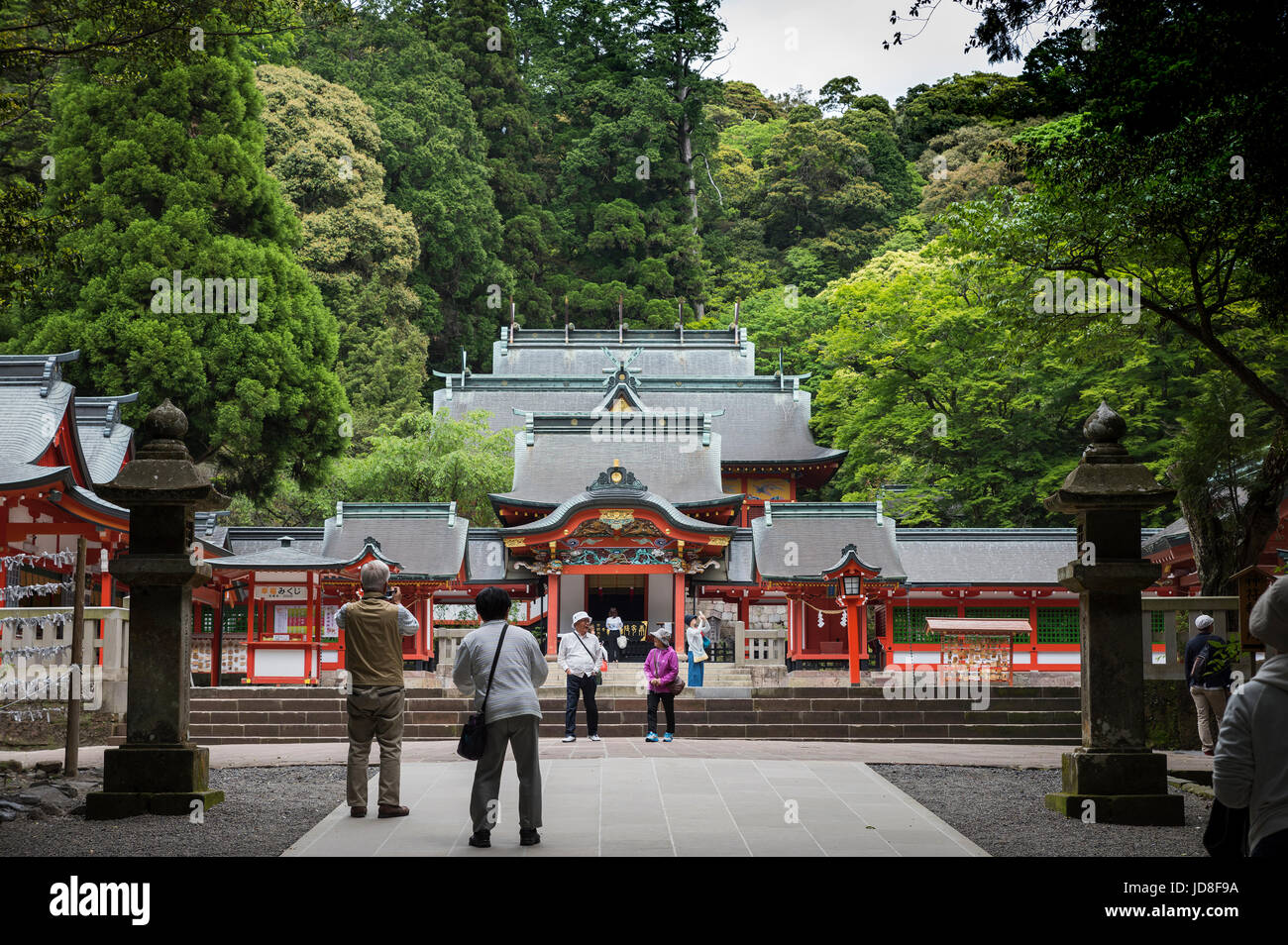 Kirishima Jingu Shrine, Kagoshima, Kyushu, Japan Stock Photo - Alamy