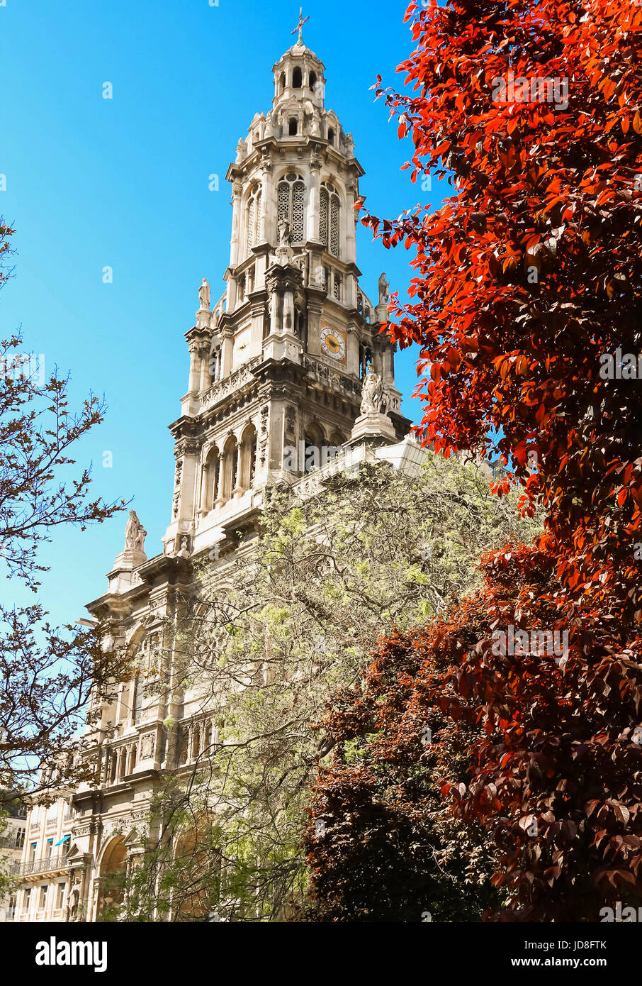 The Saint Trinity Church in Paris, France Stock Photo - Alamy