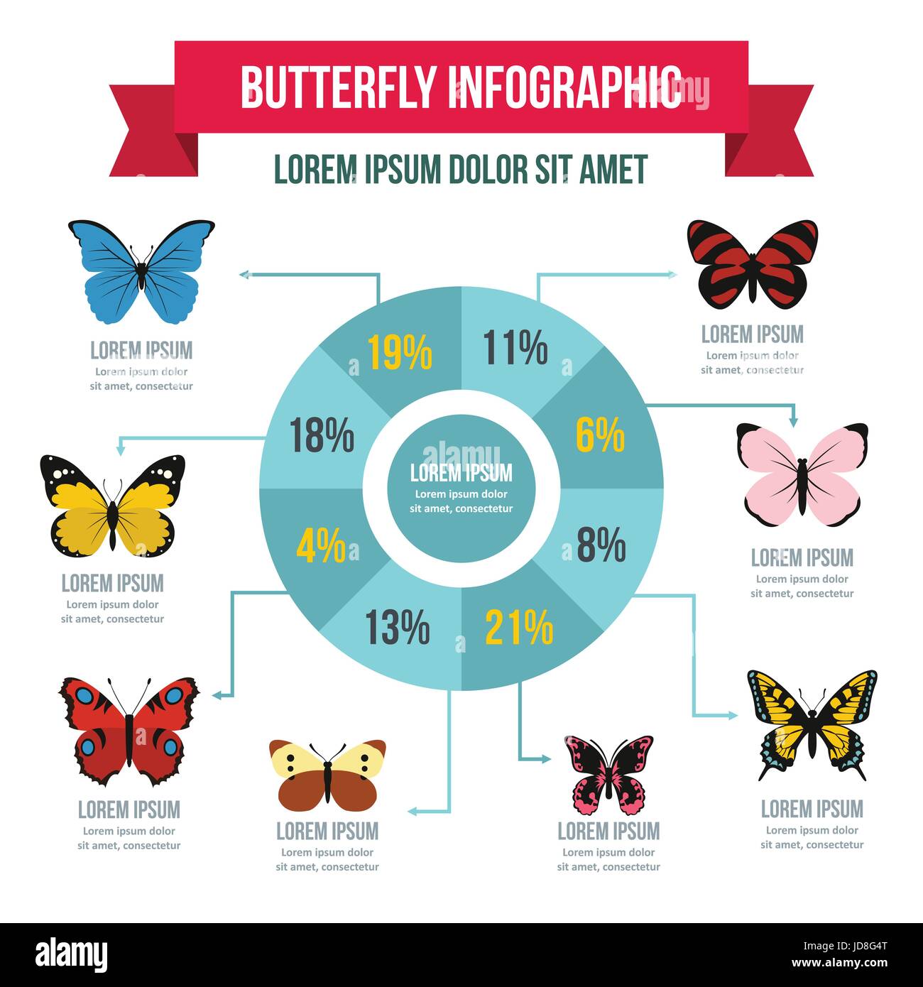 Fly insect diagram Stock Vector Images - Alamy