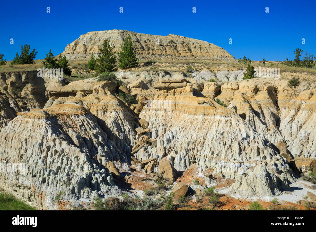 terry badlands viewed from the calypso trail near terry, montana Stock ...