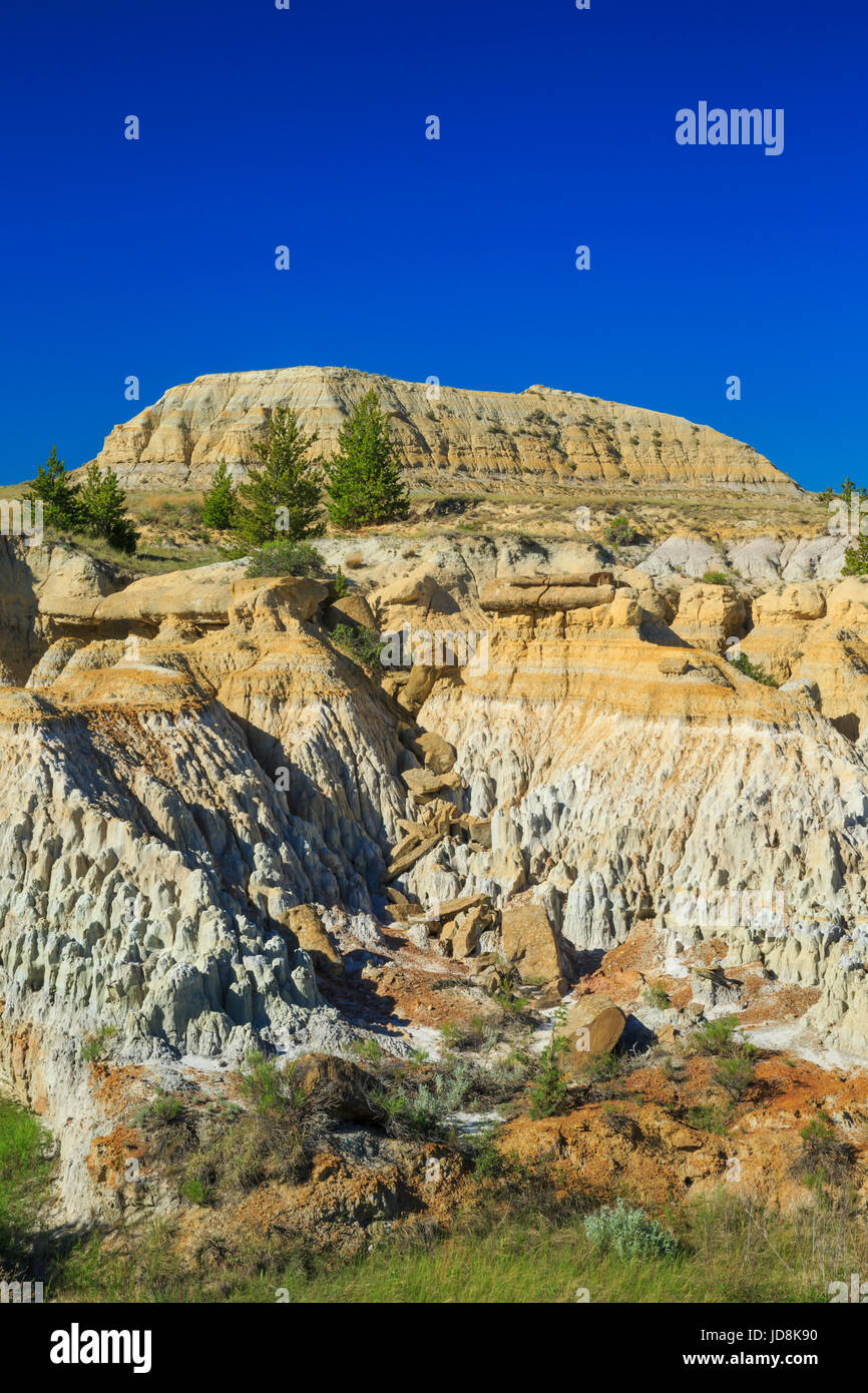 terry badlands viewed from the calypso trail near terry, montana Stock ...