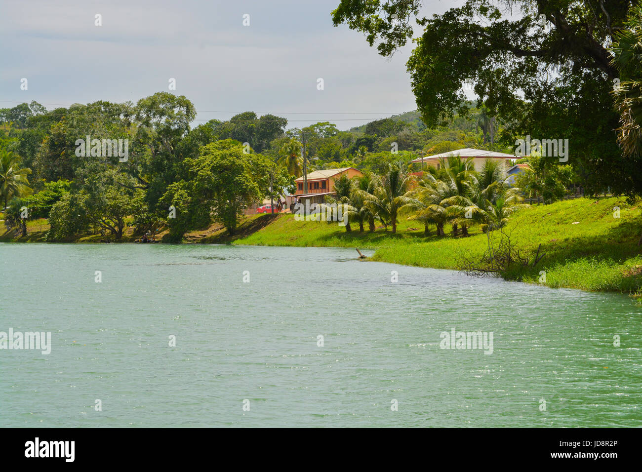 Macal River Flowing below Xunantunich Archaeological Reserve. The ...