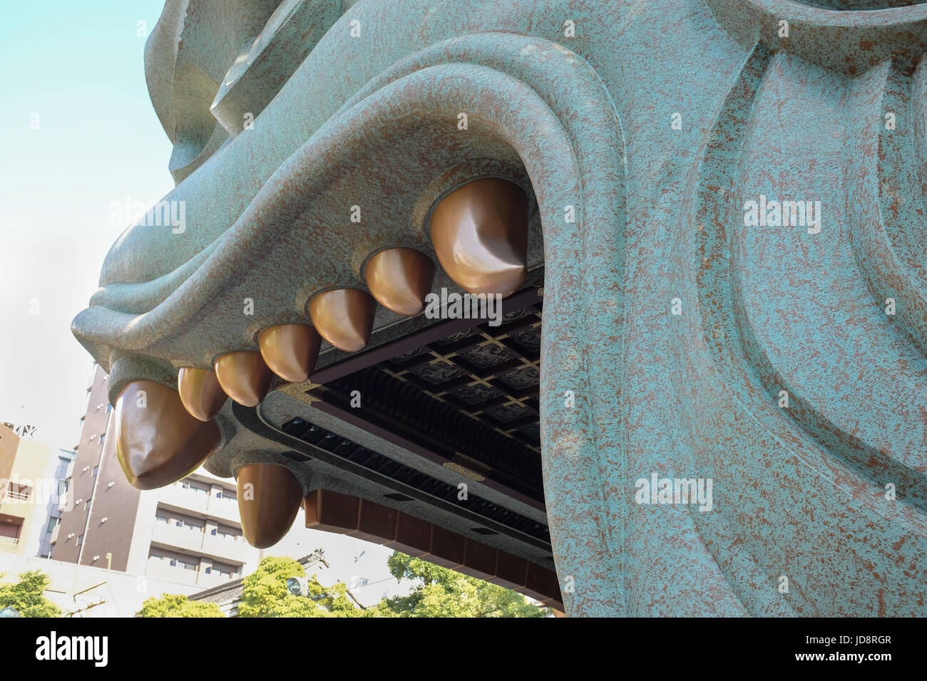 Namba Yasaka shrine in Osaka, Japan Stock Photo - Alamy
