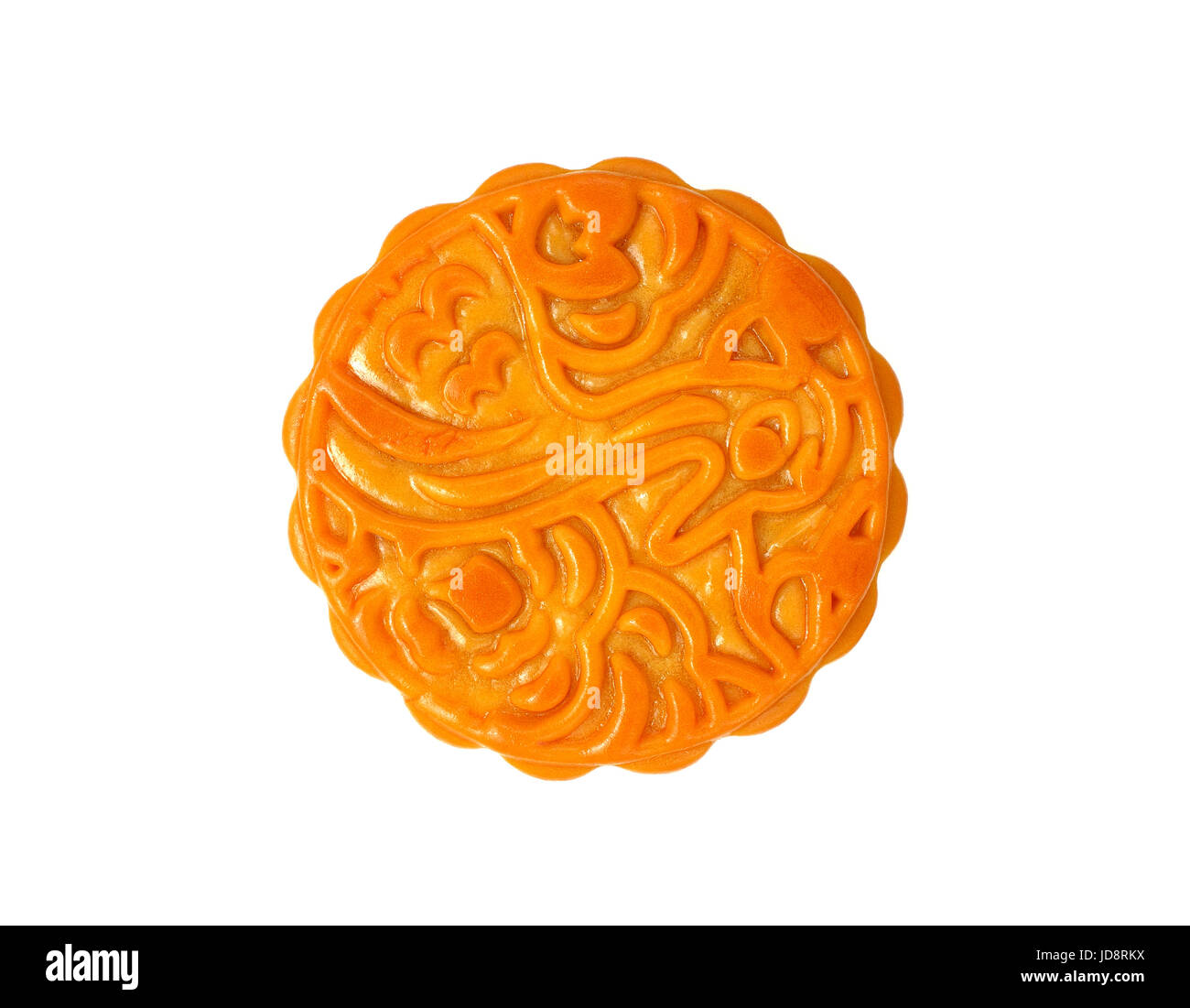 chinese mooncake isolated on white background Stock Photo - Alamy