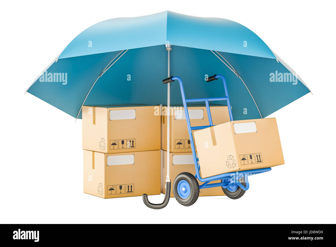 Cardboard parcels hi-res stock photography and images - Alamy