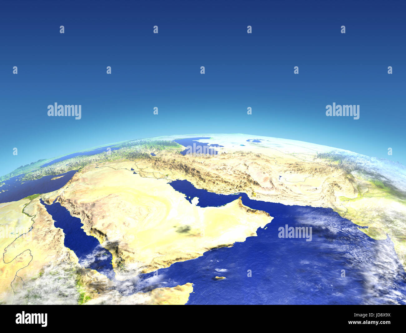 Arab Gulf Map Stock Photos & Arab Gulf Map Stock Images - Alamy