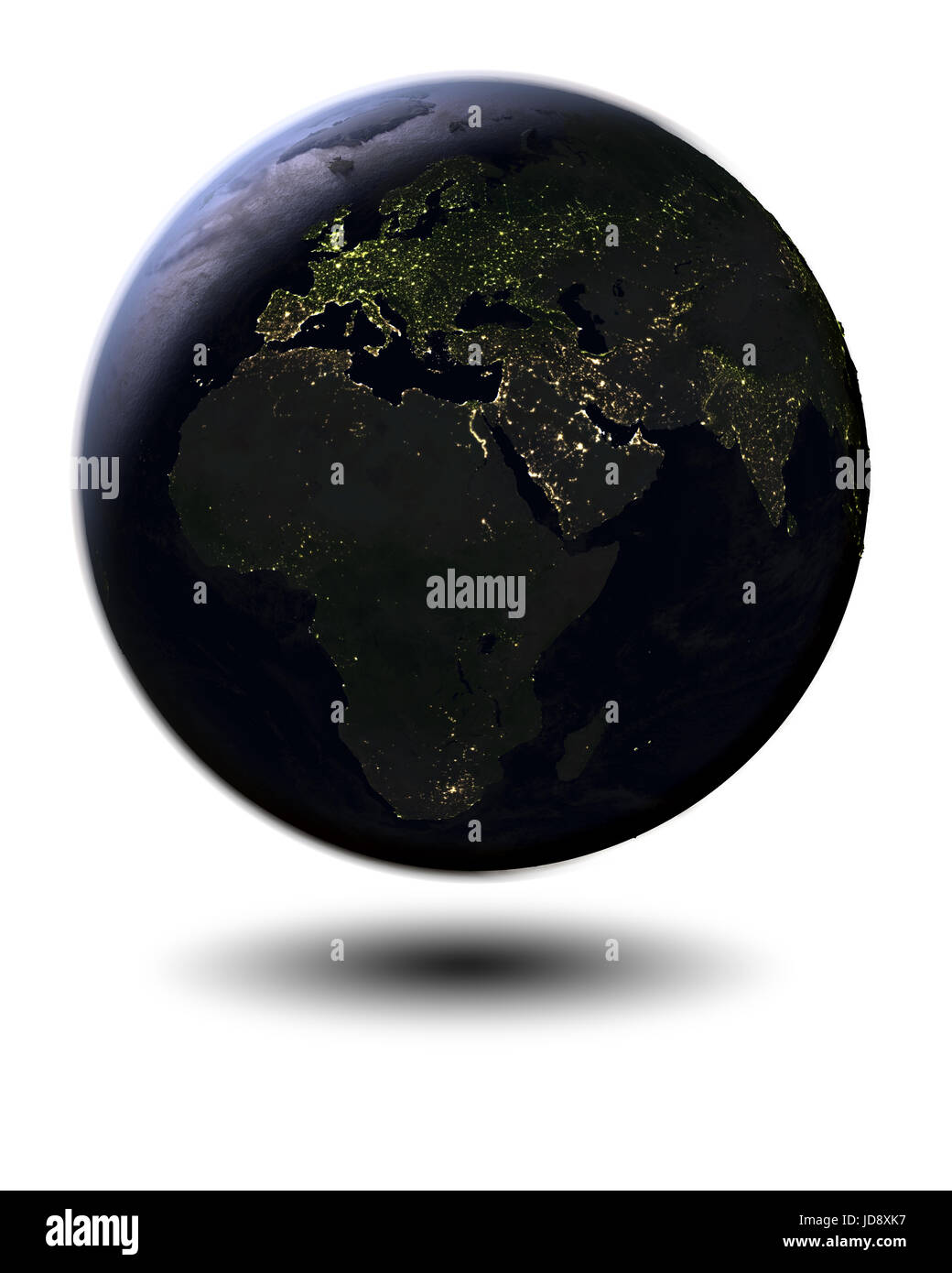 Emea map illustration Cut Out Stock Images & Pictures - Alamy