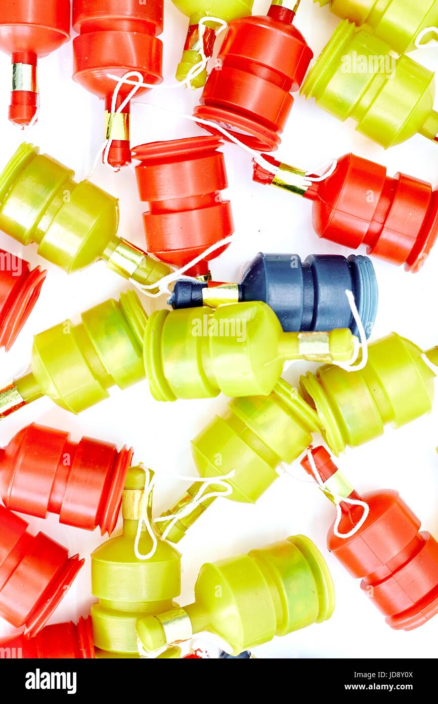 A studio photo of party poppers Stock Photo - Alamy