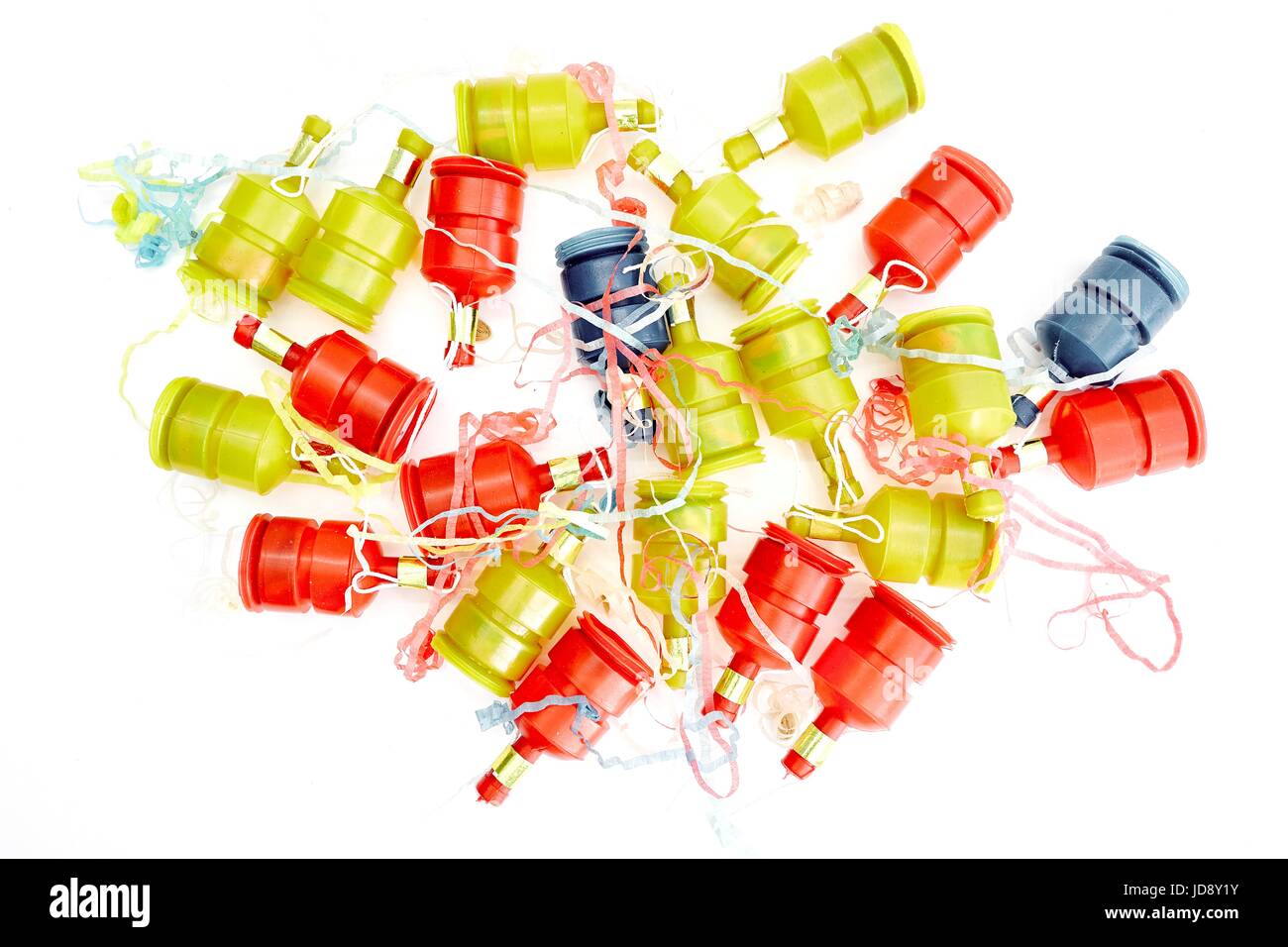 A studio photo of party poppers Stock Photo - Alamy