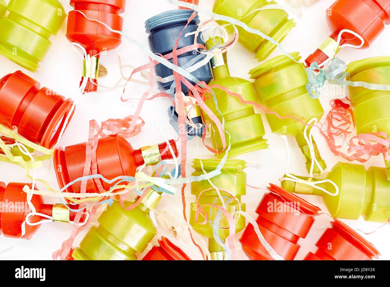 A studio photo of party poppers Stock Photo - Alamy