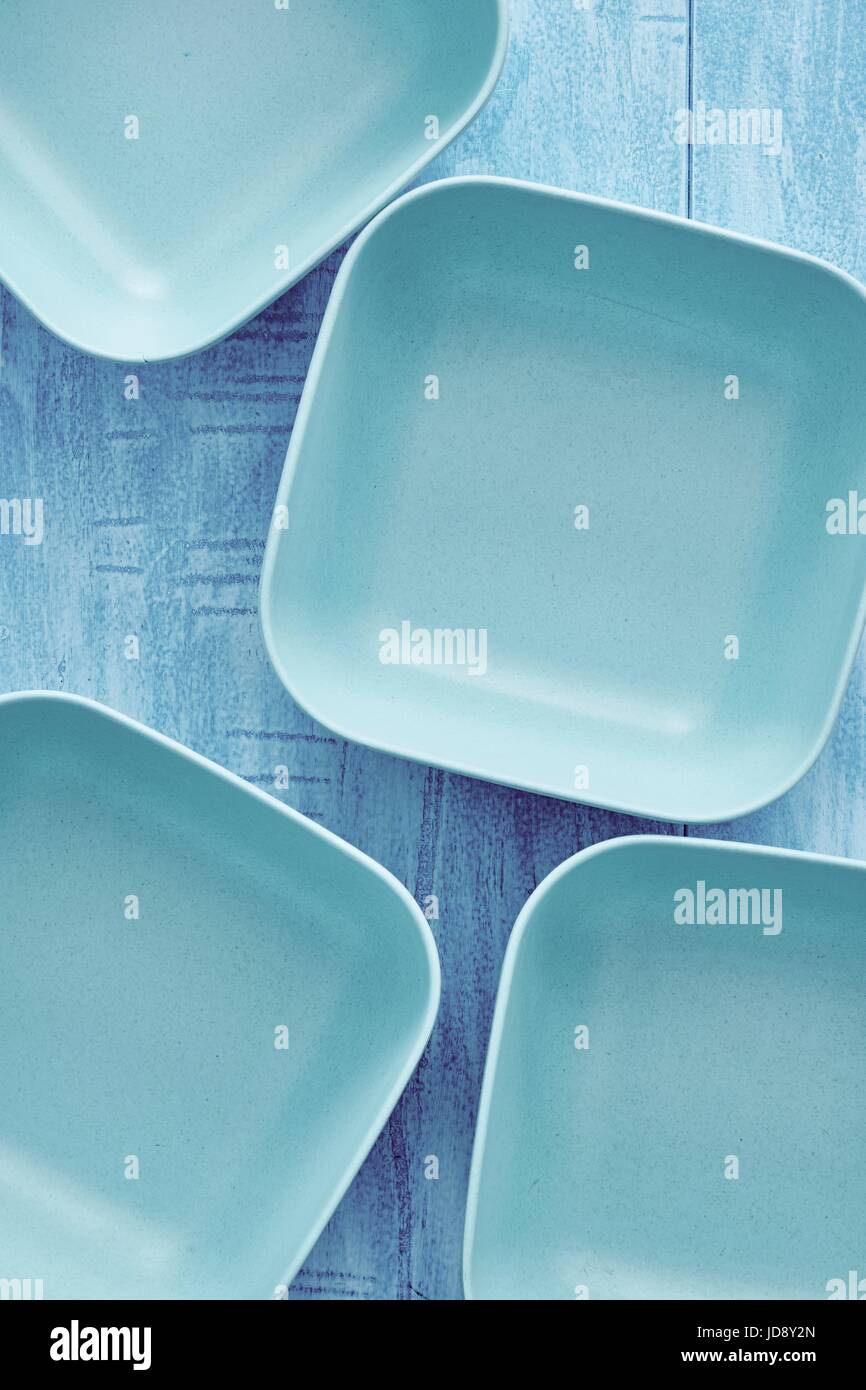 A studio photo of a matte finish square bowl Stock Photo - Alamy