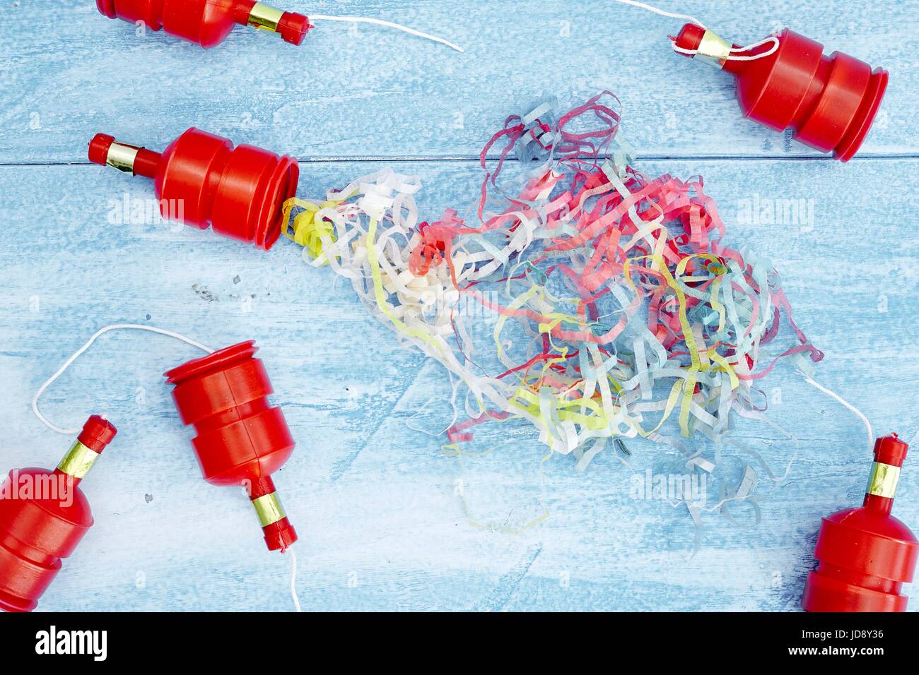 A studio photo of party poppers Stock Photo - Alamy