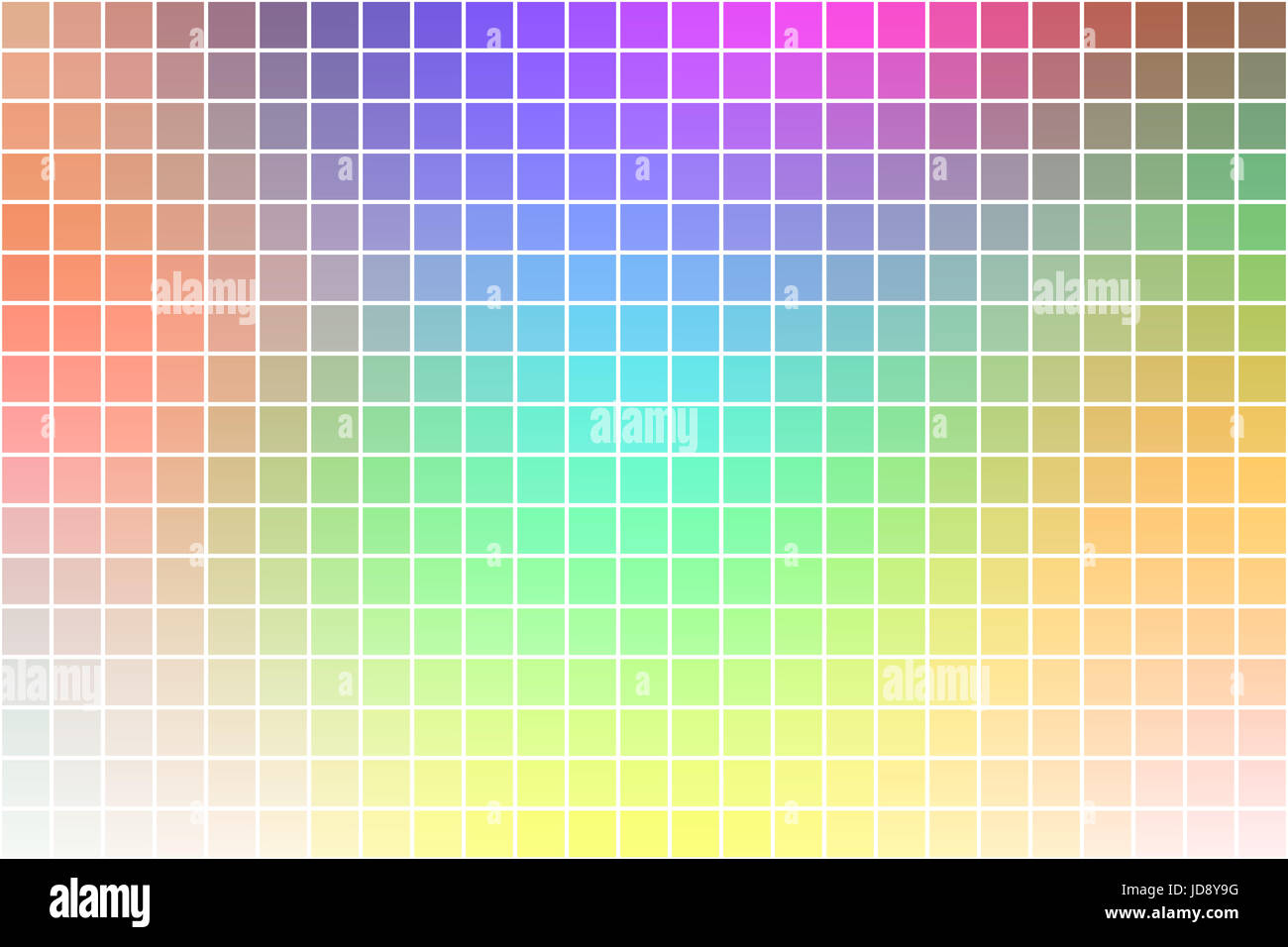 Light rainbow abstract square tiles over white mosaic background Stock ...
