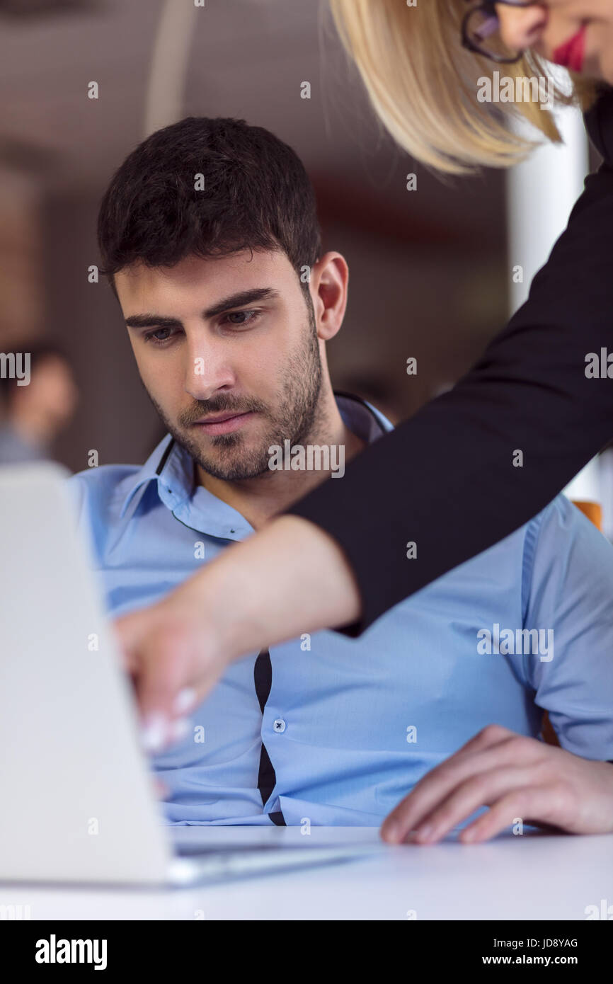 Stern woman boss hi-res stock photography and images - Alamy