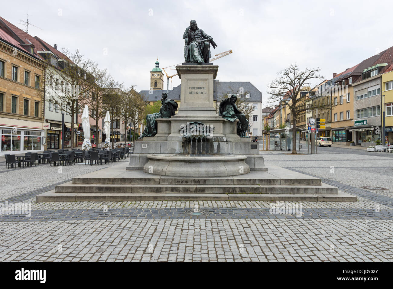 Monument to Friedrich Rueckert - a German poet, translator, and ...