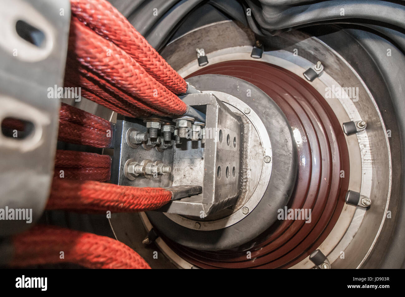 Electric Connection Between Power Genertor Bus Bar And Power ...