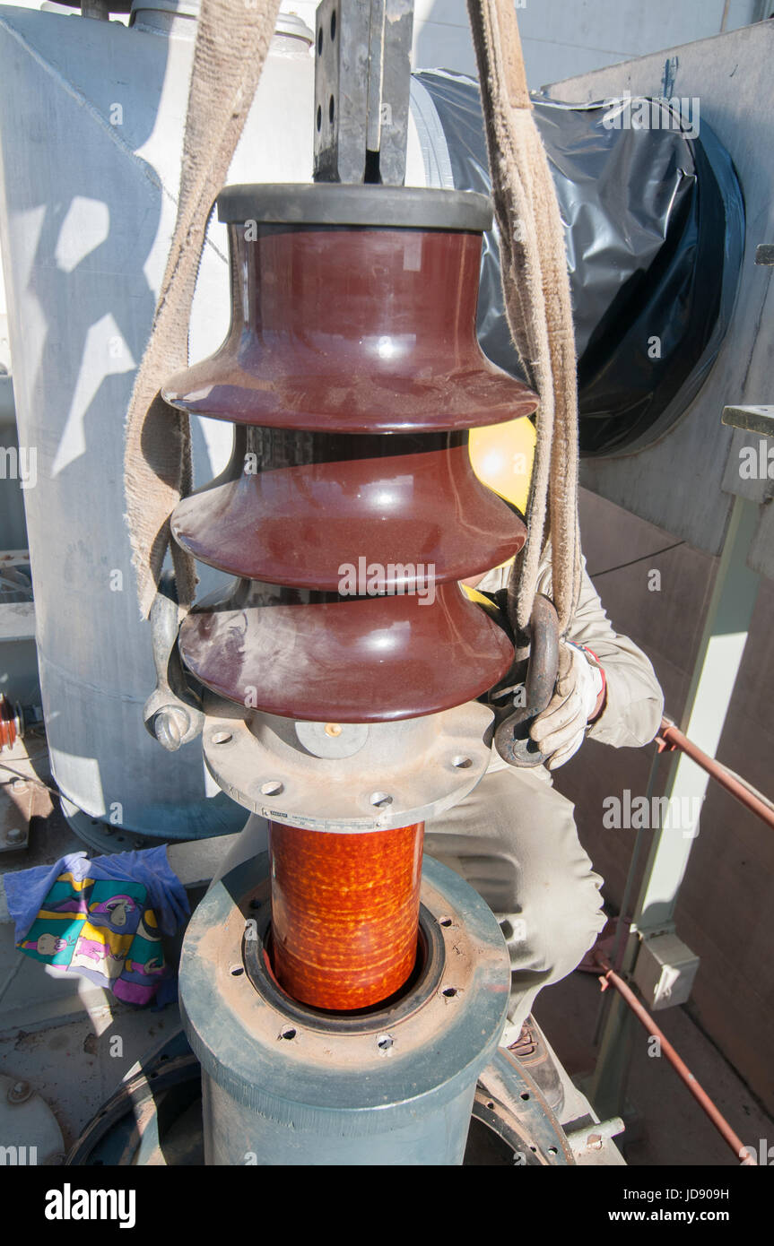 Bushing Inspection During Transformer Maintenance in Geothermal Power ...