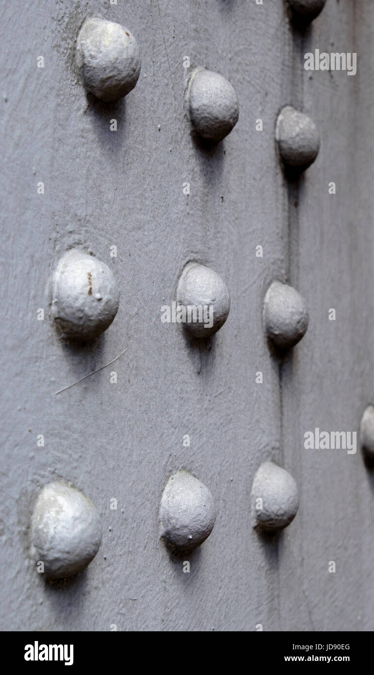 some Grey rivets Stock Photo - Alamy