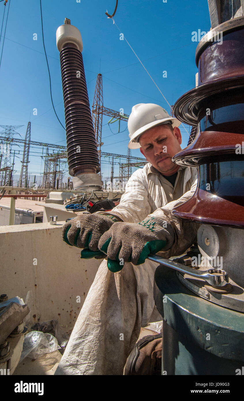 Maintenance to power transformer bushings in geothermal power plant ...