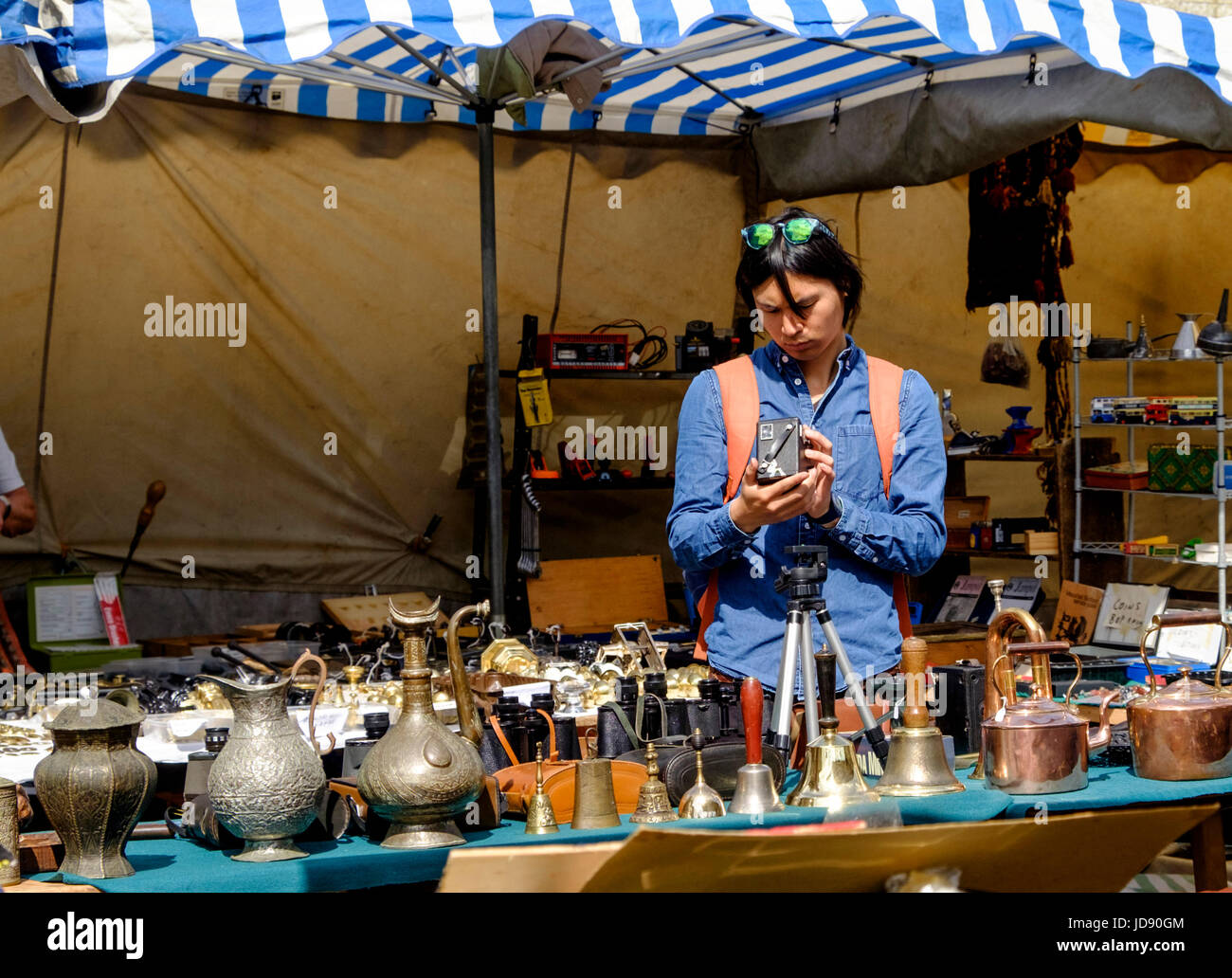 Walcot Street antique Market Bath somerset England UK Stock Photo - Alamy