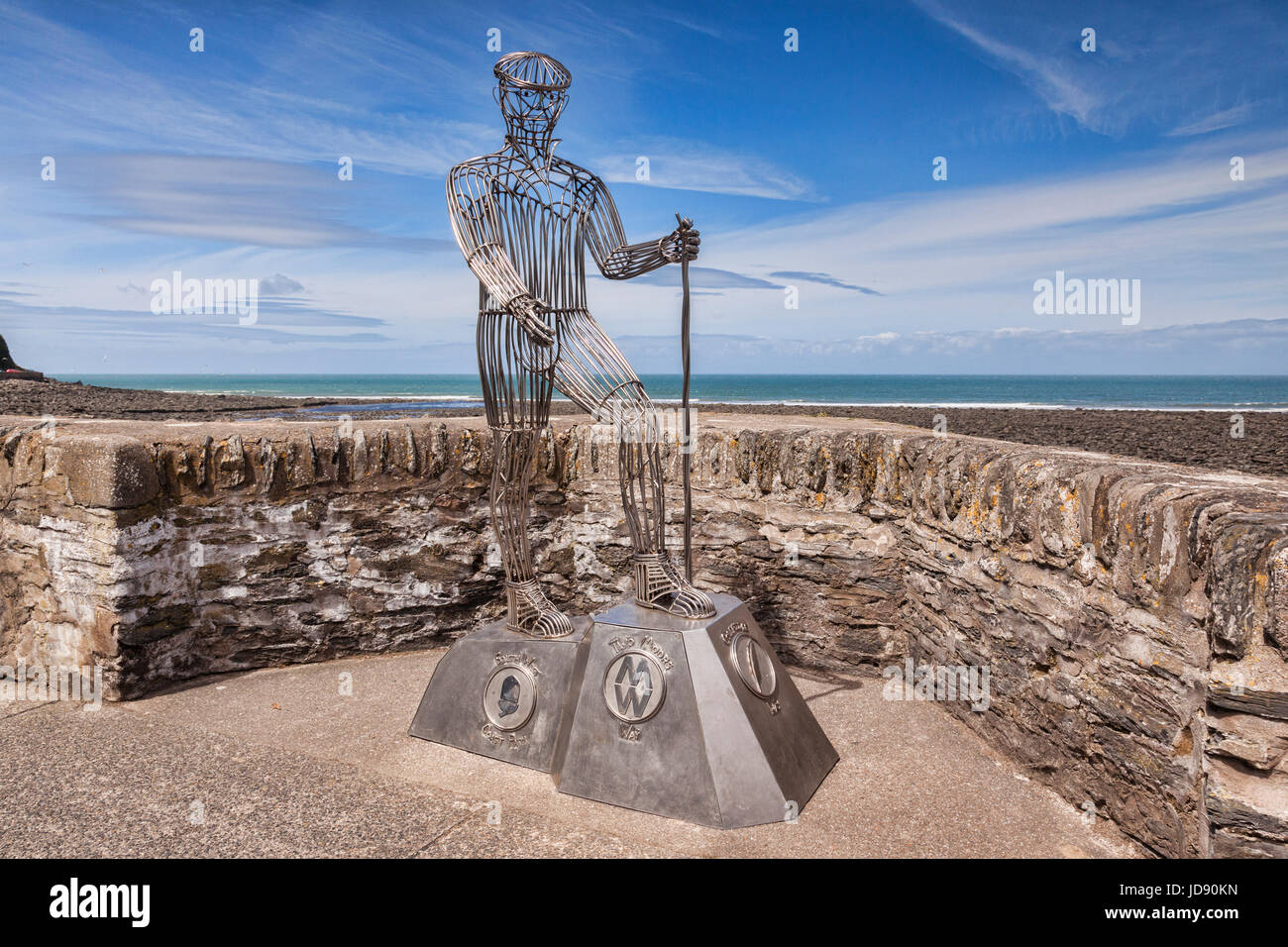 12 June 2017: Lynmouth, Devon, England UK - The Walker by Richard ...