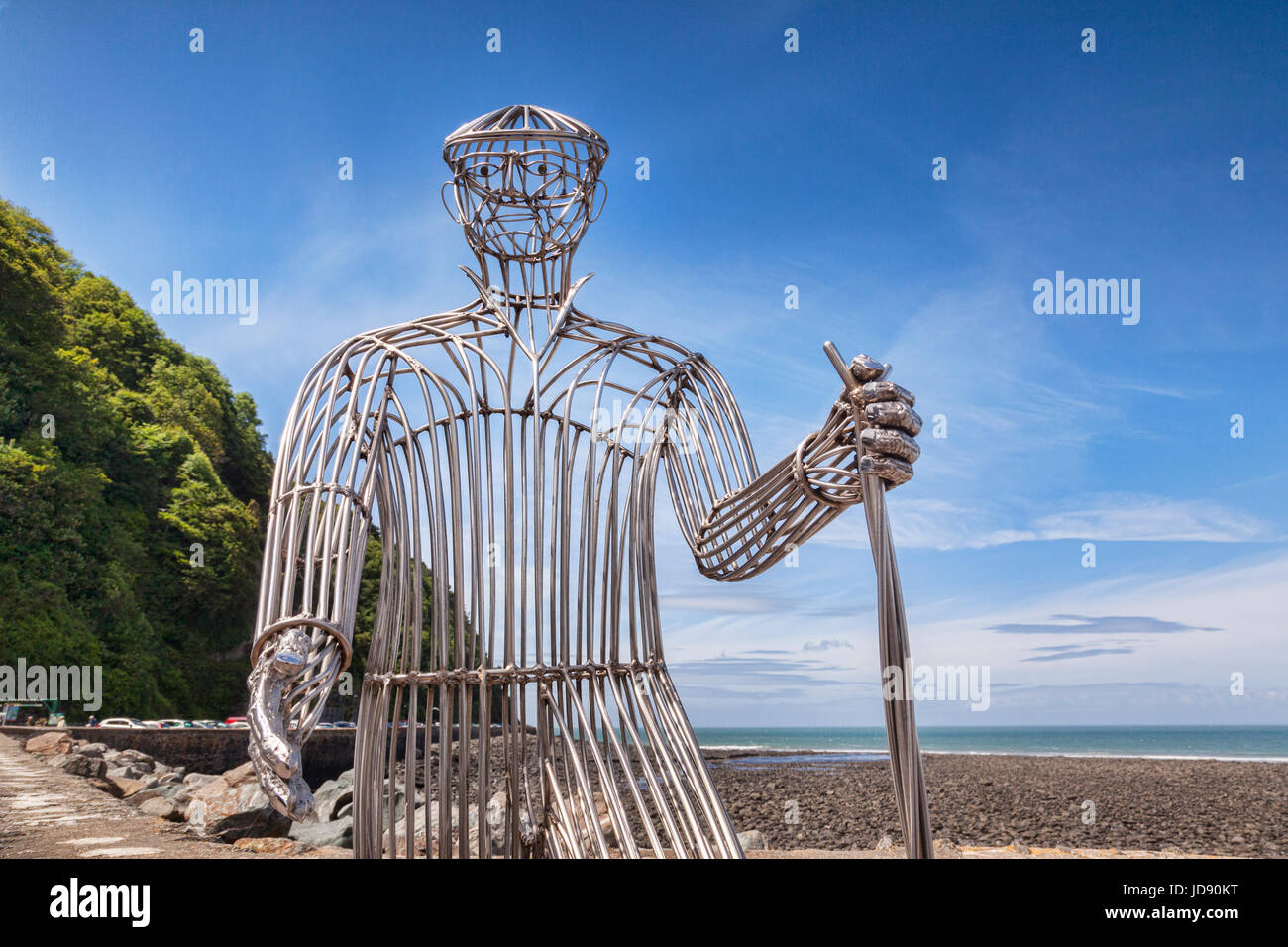 12 June 2017: Lynmouth, Devon, England UK - The Walker by Richard ...