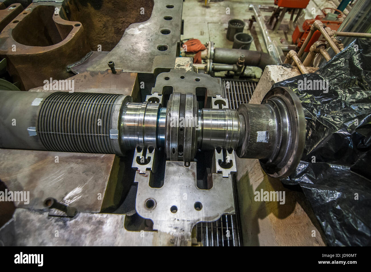 Turbo compressor alignment job in geothermal power plant CERRO PRIETO ...