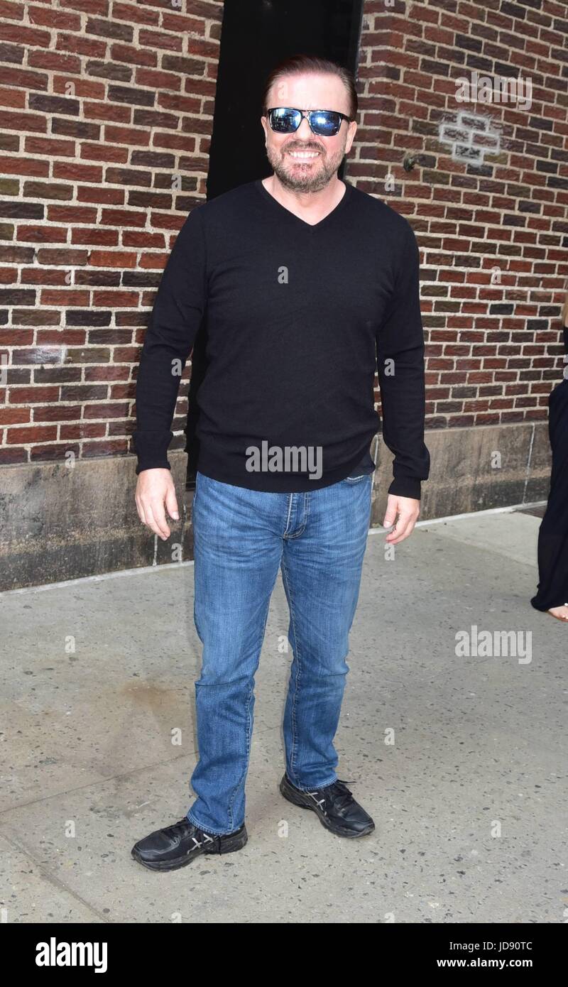 Celebrities at 'The Late Show with Stephen Colbert' Featuring: Ricky ...