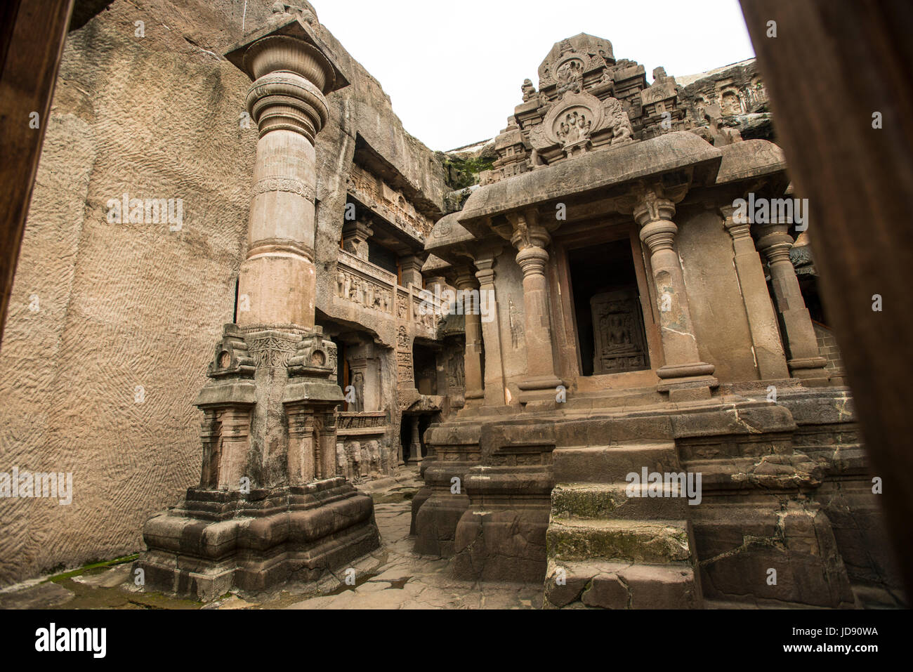 Kailash temple pillar ellora caves hi-res stock photography and images ...