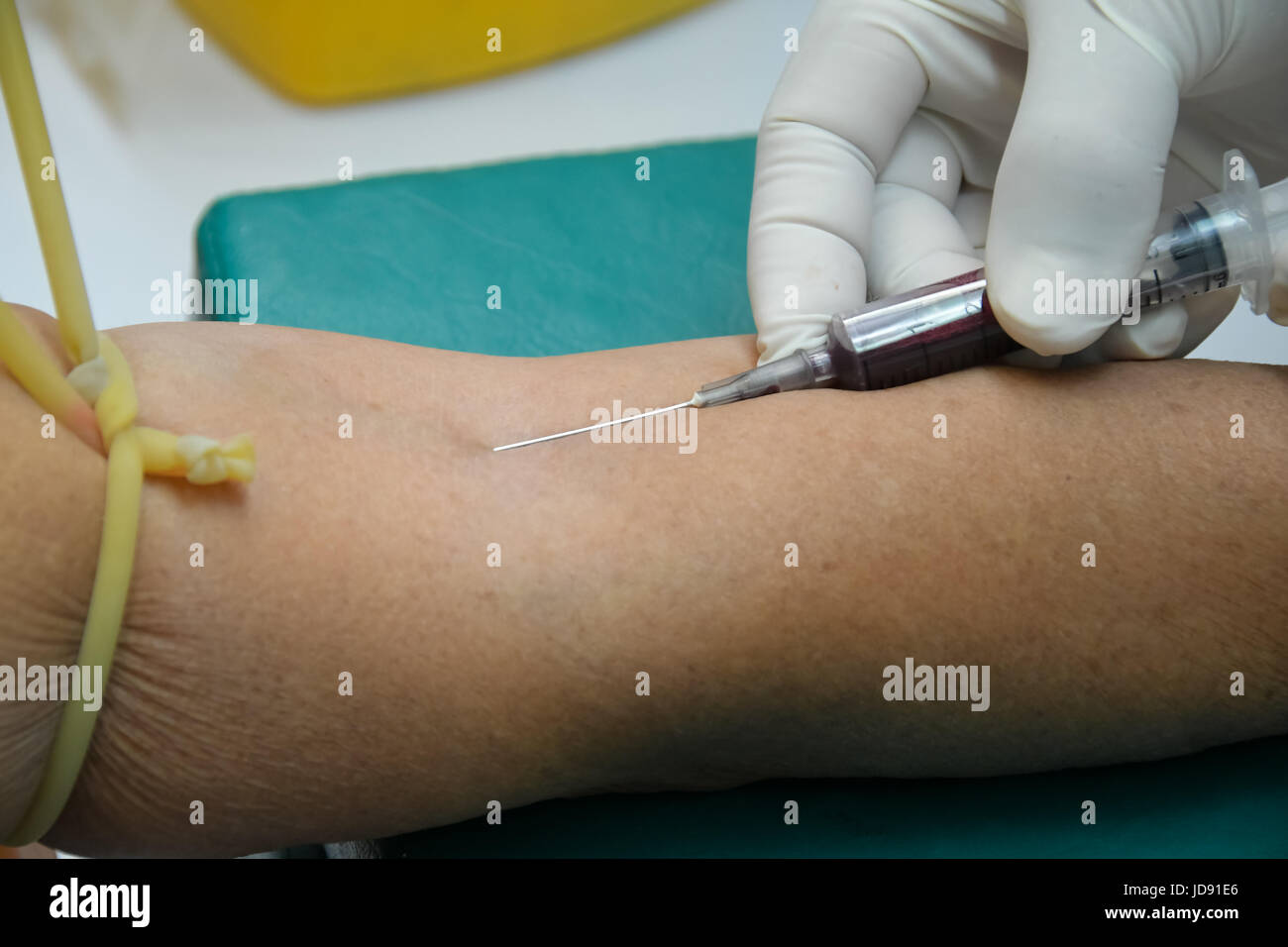 Taking a sample medical tube hi-res stock photography and images - Alamy