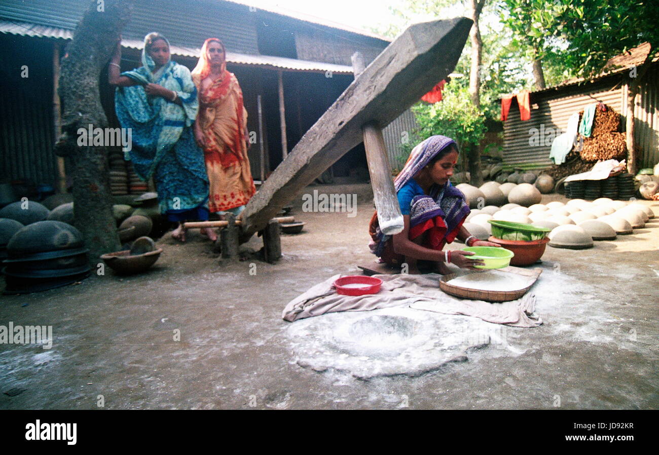 Dheki is a hnd made folk machine for hasking paddy and other crops to ...