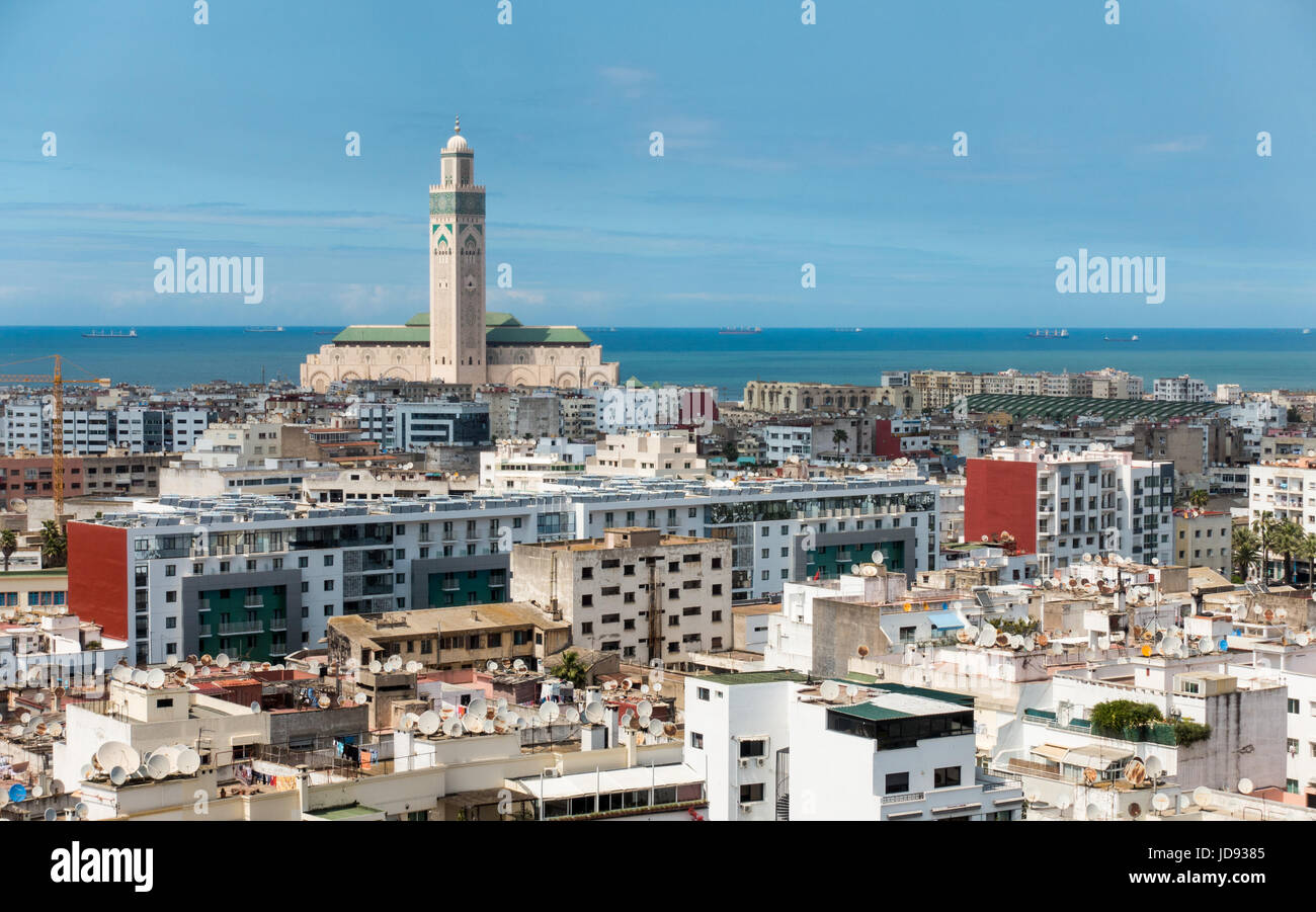 Morocco casablanca skyline hi-res stock photography and images - Alamy