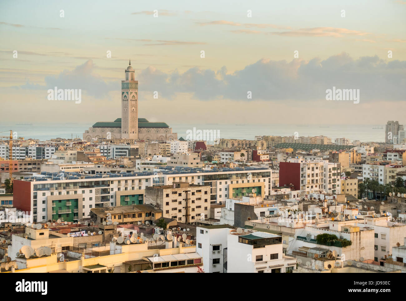 Morocco casablanca skyline hi-res stock photography and images - Alamy
