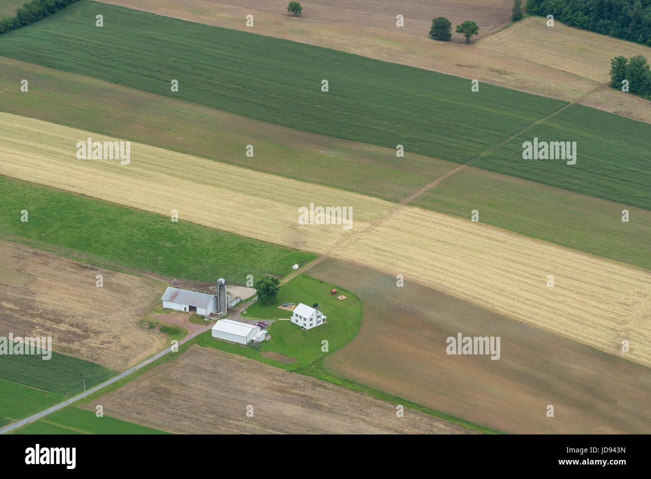 Aerial of farm hi-res stock photography and images - Alamy