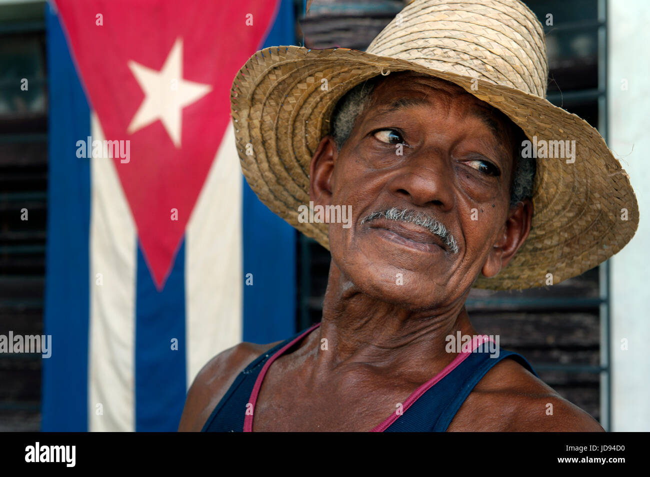 Cuban flag man hi-res stock photography and images - Alamy