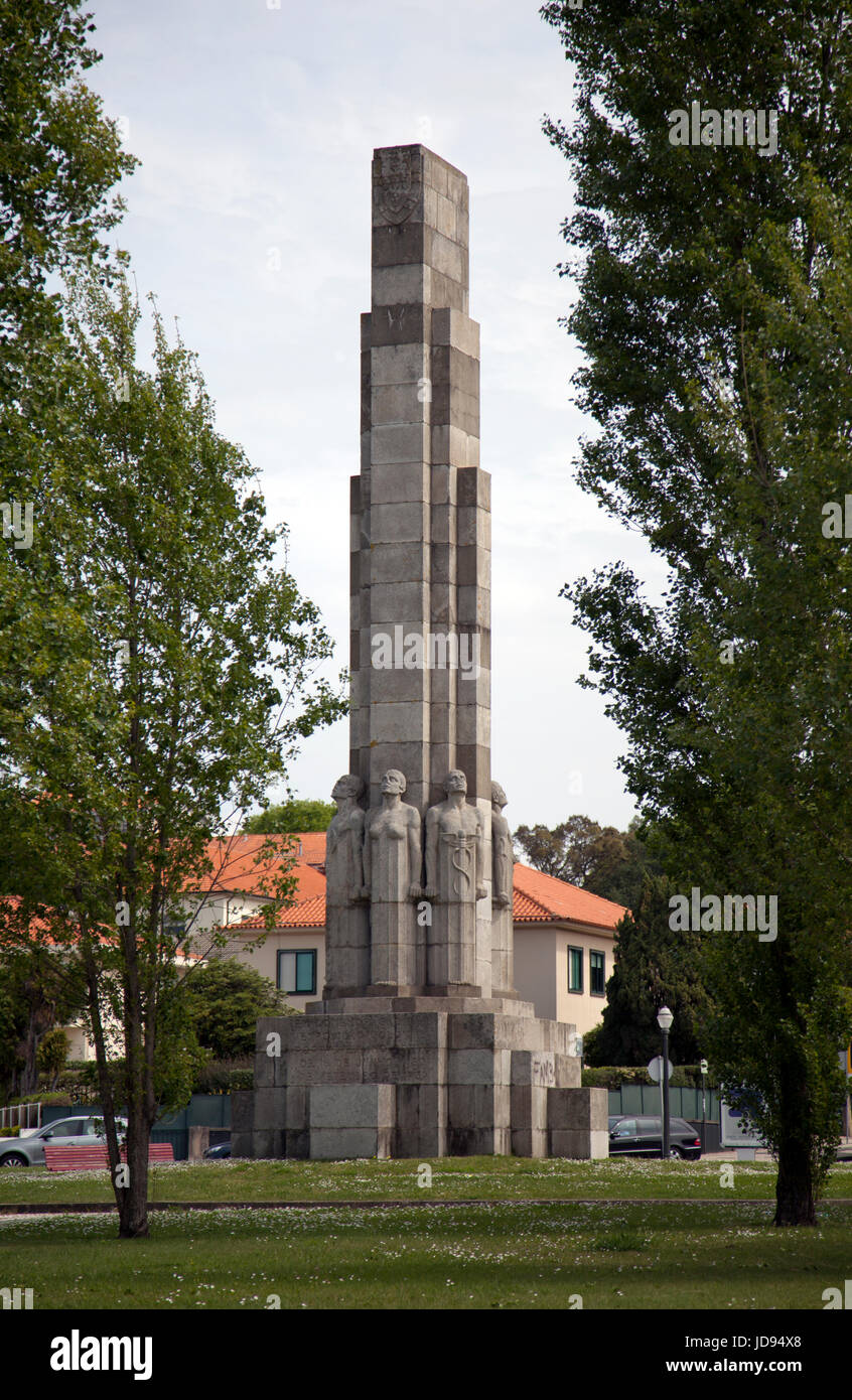 Praca do Imperio on Rua de Diu in Porto - Portugal Stock Photo - Alamy