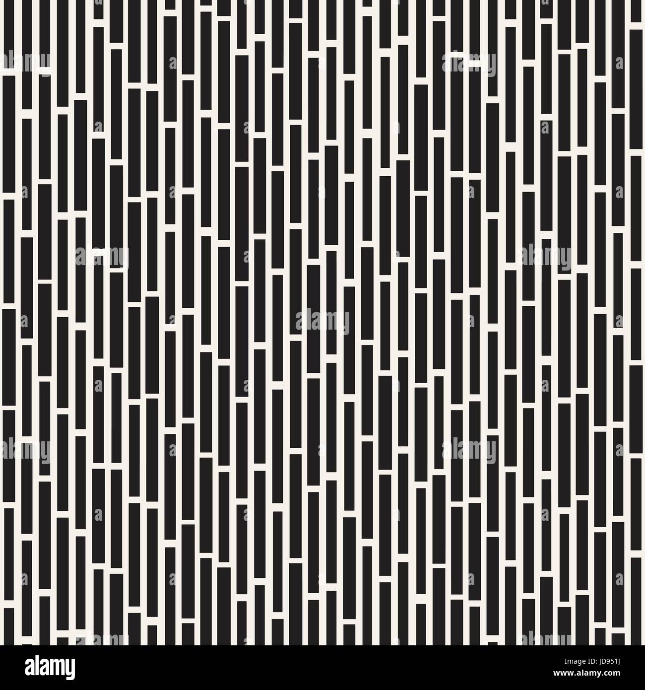 Black and White Irregular Dashed Lines Pattern. Modern Abstract Vector ...