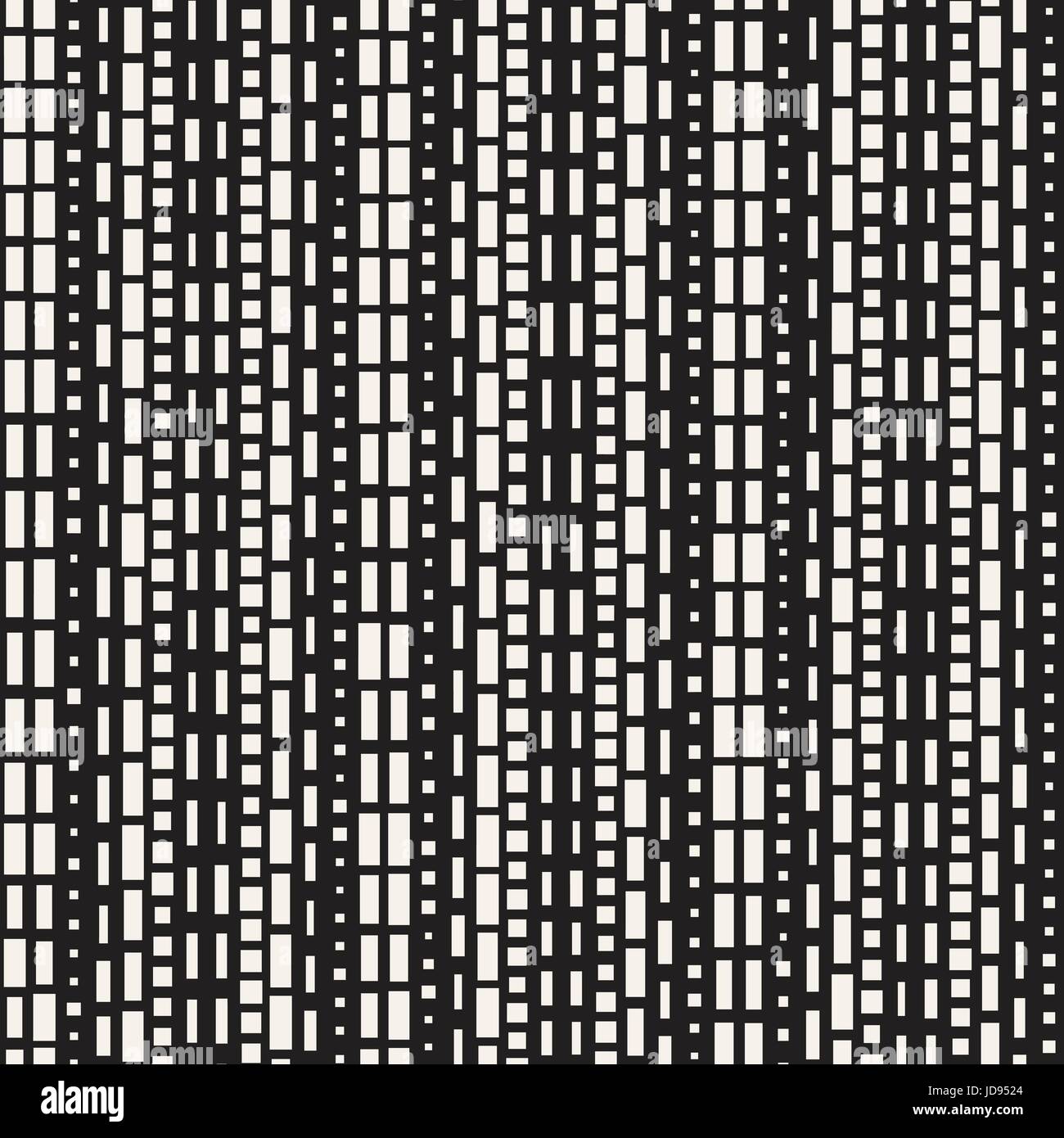 Black and White Irregular Dashed Lines Pattern. Modern Abstract Vector ...