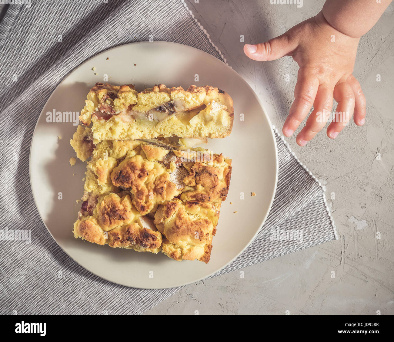 Top view hand pick bakery hi-res stock photography and images - Alamy