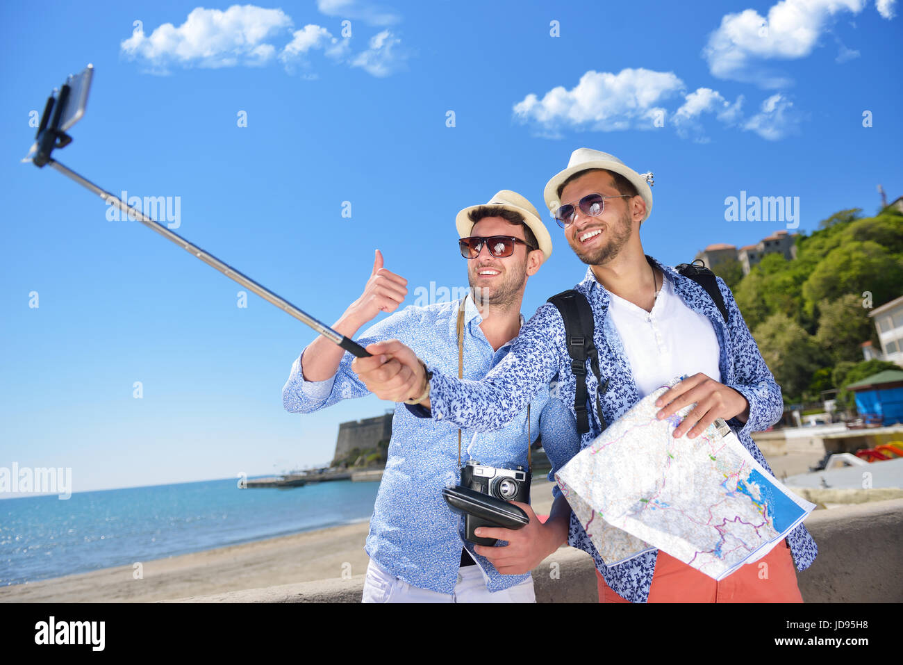 tourism, travel, people, leisure and technology concept Stock Photo - Alamy