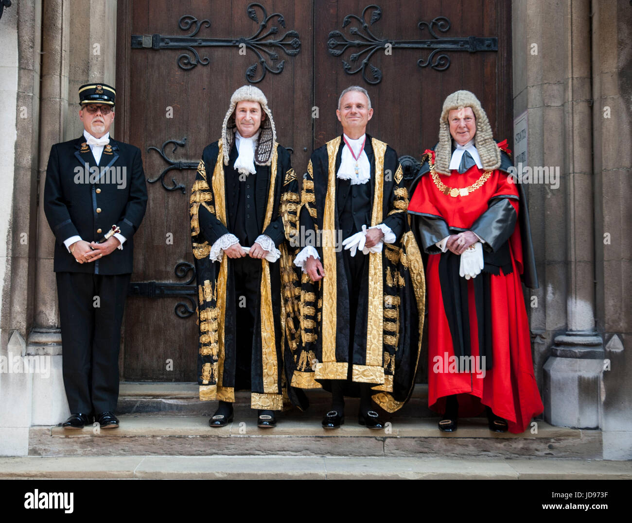 The new Lord Chancellor David Lidington, alongside Master of the Rolls ...