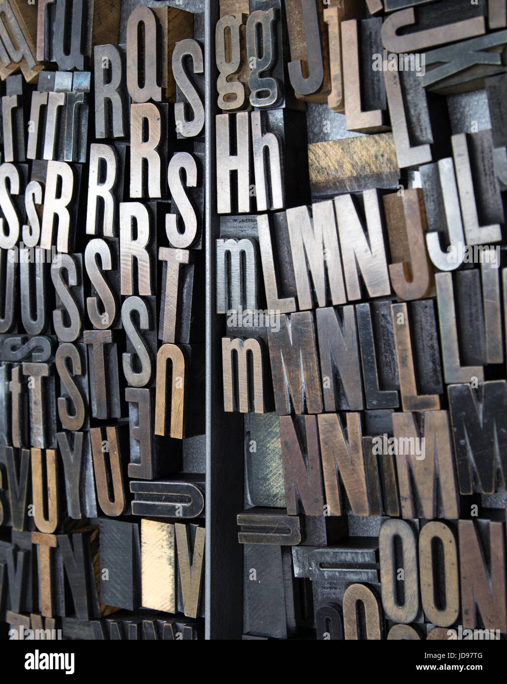 Letters for type setting Stock Photo - Alamy
