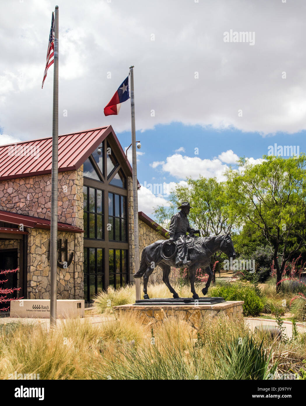 National Ranching Heritage Center entrance and museum in Lubbock, Texas ...