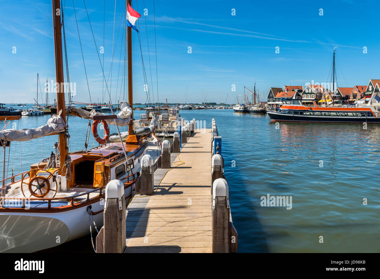 Marina in Volendam Netherlands Stock Photo - Alamy