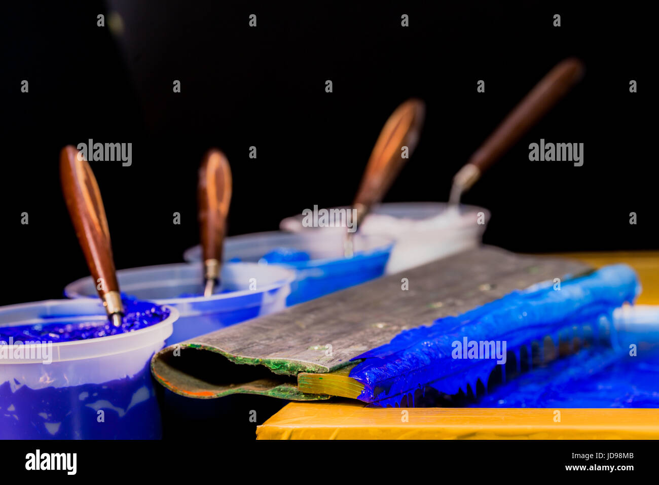 cold tone colour to grading blue tone color start from dark blue,middle ...