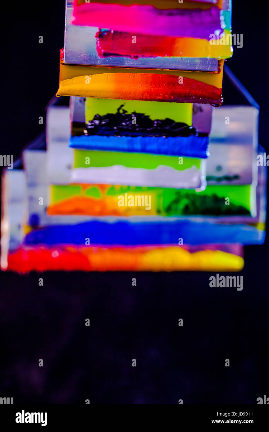 soft hand screen printing on tee shirt with blend colors by value of ...