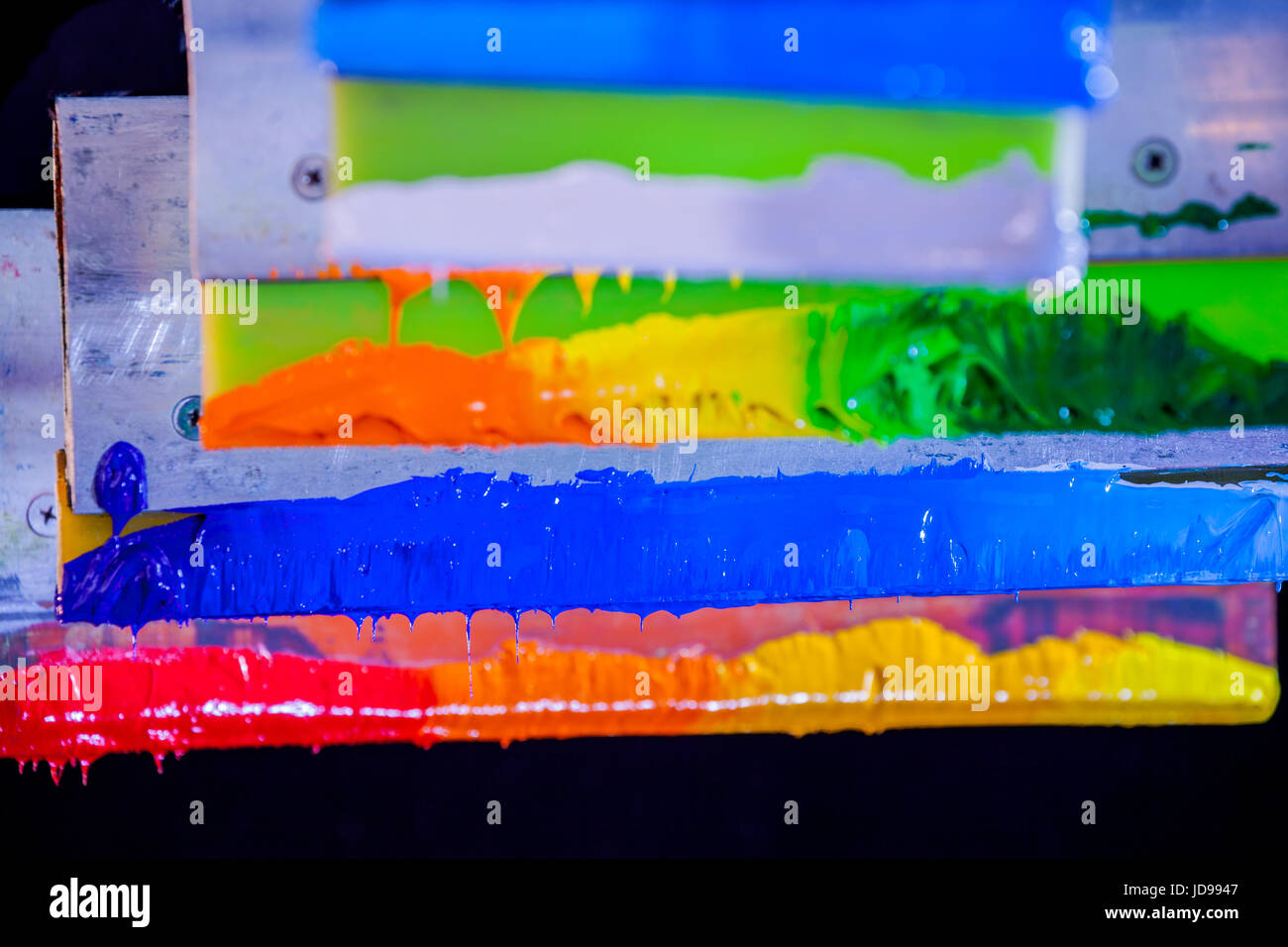 soft hand screen printing on tee shirt with blend colors by value of ...