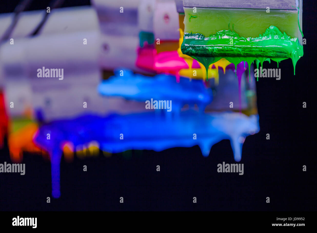 soft hand screen printing on tee shirt with blend colors by value of ...