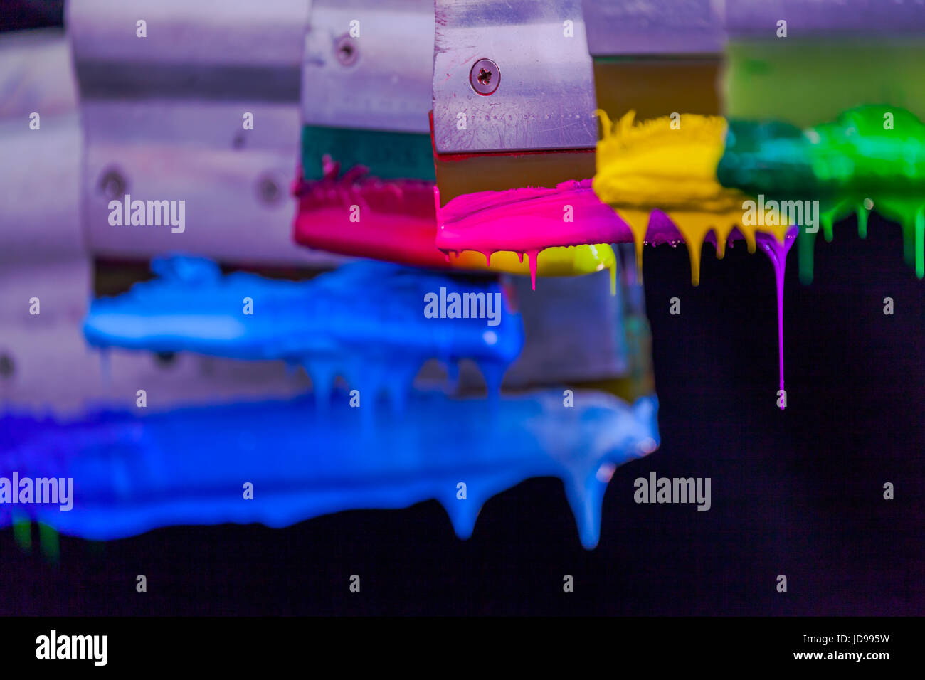 soft hand screen printing on tee shirt with blend colors by value of ...