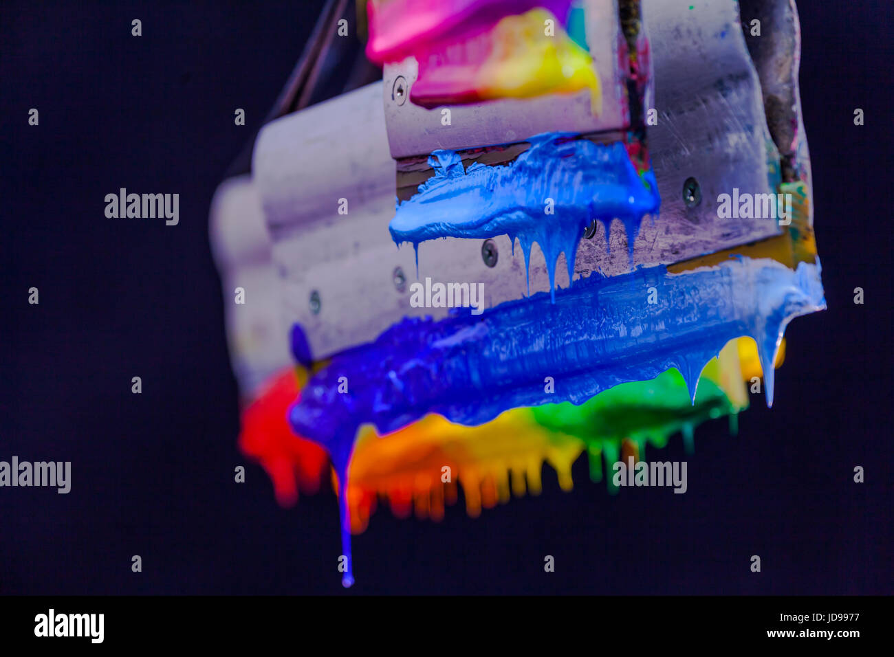 soft hand screen printing on tee shirt with blend colors by value of ...